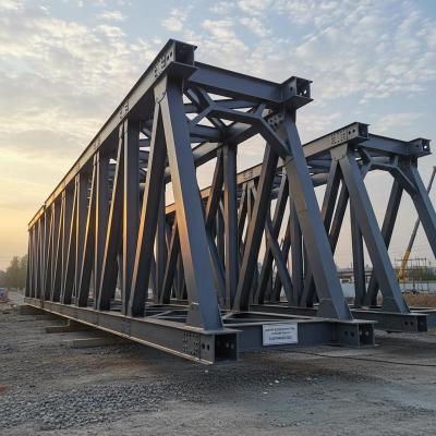 China Prefabricated Steel Truss Bridge with Shorter Construction Time, Corrosion Resistant and Customized Size for Various Applications for sale