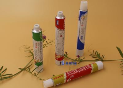 China Conual Piercer Cap Collapsible Tube , Recyclable Soft Aluminum Squeezy Tube for sale