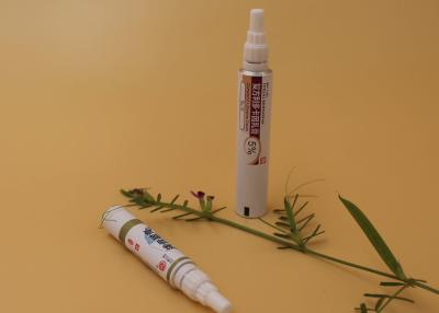 China Extended Nozzle Aluminum Ointment Tubes , PPG End Latex Cosmetic Cream Packaging for sale