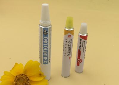 China Customized Printing Metal Squeeze Tubes , CDFA ISO Aluminum Collapsible Tubes for sale