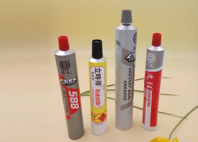 China Squeezable Adhesive Tube Open / Elongated / Sealed Nozzles HPPE Cap for sale