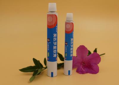 China Squeezable Aluminum Cosmetic Tubes , CFDA ISO Approved Mini Squeeze Tubes for sale