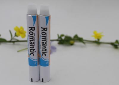 China Empty Collapsible Aluminium Tubes , Screw Cap Cream Metal Tube Packaging for sale