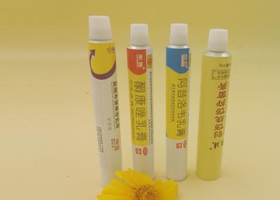 China Dia13.5 mm - 40 mm Aluminium Collapsible Tubes For Pharmaceutical / Adhesive for sale