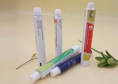 China 25 Mm Diameter Aluminum Tubes Packaging , Screw Cap Metal Cosmetic Tubes for sale