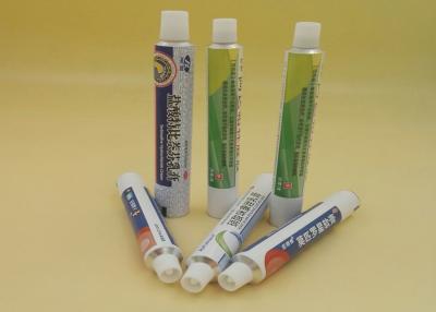 China 10g Medicine Aluminum Squeeze Tubes Customized Artwork M7 Screw Cap for sale