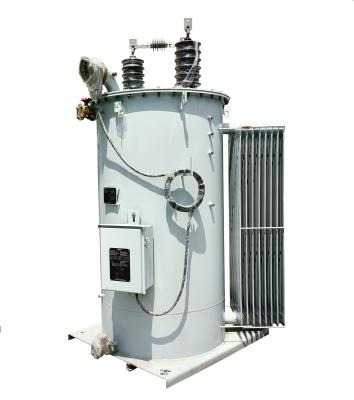 China 750KVA 600A Oil Type Voltage Regulator 13.8KV 110KV BIL Single Phase for sale