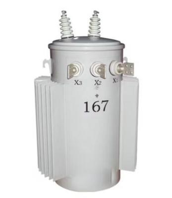 China 167KVA Single Phase Oil Type Pole Mounted Transformer 208Y 120V Stainless Steel for sale