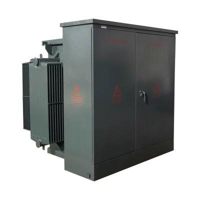 China 3 Phase Outdoor 10KV Oil Immersed Pedestal Pad Mounted Transformer 500KVA with 680W No-load Loss and 5100W On-load Loss for sale