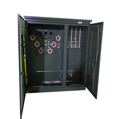 China 1 MVA Pad Mount Three Phase Transformer 4160V to 480V Step Down with 12.15kW Load Loss and 3100kg Gross Weight for sale