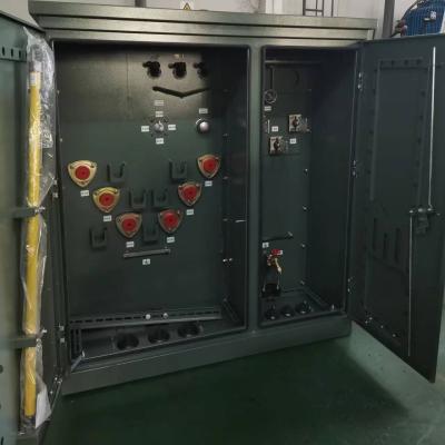China 45KVA Three Phase Pad Mounted Oil Type Transformer 15kV Class 208Y/120V 99% Efficiency for sale