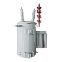 China Single Phase Step Down Pole Mounted Distribution Transformer 167kVA 35kV for sale
