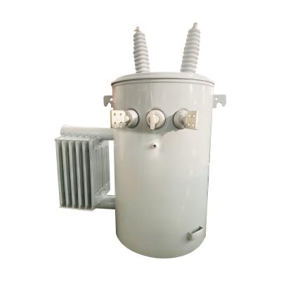 China 333kVA Single Phase Pole Mounted Distribution Transformer 21.6kV High Voltage 99.43% Efficiency for sale