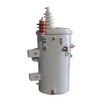China 15kVA Pole Mount Distribution Transformer Single Phase Oil Immersed 4160V to 240V with 98.82% Efficiency for sale