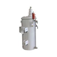 China IEEE ANSI Single Phase 15kVA Pole Mounted Transformer 4.16kV to 240V 255kg Total Weight for sale