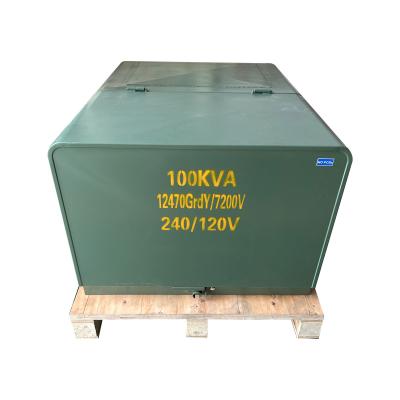 China 100kva Single Phase Pad Mounted Loop Feed Transformer 34.5kv 13.2kv 12.4 Kv for sale