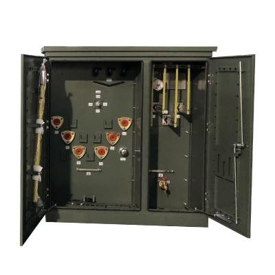 China 1000 KVA Three Phase Pad Mounted Distribution Transformer 4160V to 480V with 99.2% Efficiency and 65°C Temperature Rise for sale