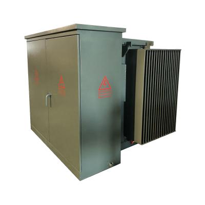 China 3000KVA Three Phase Pad Mount Transformer 24.94KV to 480V - Oil Immersed Distribution with 65°C Temperature Rise for sale