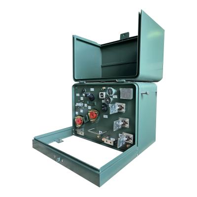 China 100kVA Single Phase Pad Mounted Transformer 4160-34500V High Voltage 110-480V Low Voltage ANSI Standards for sale