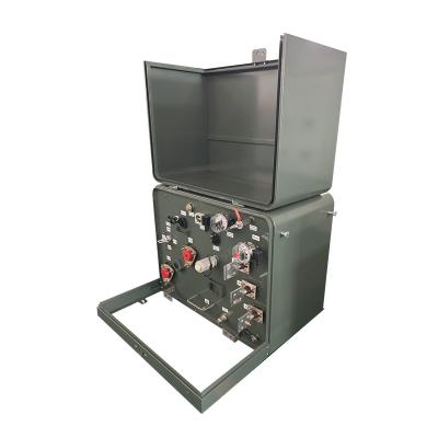 China 100KVA Single Phase Pad Mounted Transformer Oil Immersed 34.5kV to 240V 60Hz for sale