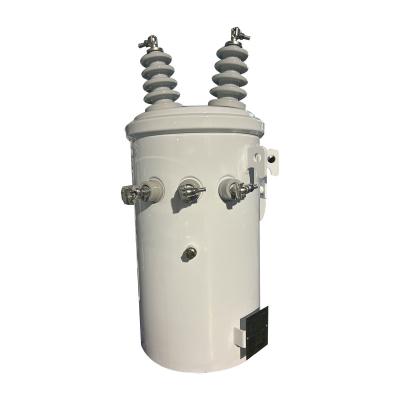 China ANSI IEEE Standard Single Phase Pole Mounted Transformer 10KVA 12.47KV with 240/120V Output and 98.7% Efficiency for sale