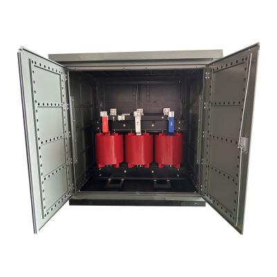 China 2000kVA Cast Resin Dry Type Transformer 800V to 430V with 304 Stainless Steel IP55 Enclosure for sale