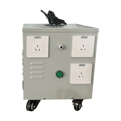China 2kVA Single Phase Dry Type Isolation Transformer Step Down 220V to 110V Copper Coil for sale