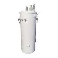 China 112.5KVA Three Phase Pole Mounted Distribution Transformer 13.8KV 480Y/277V 65°C Rise Copper Windings for sale