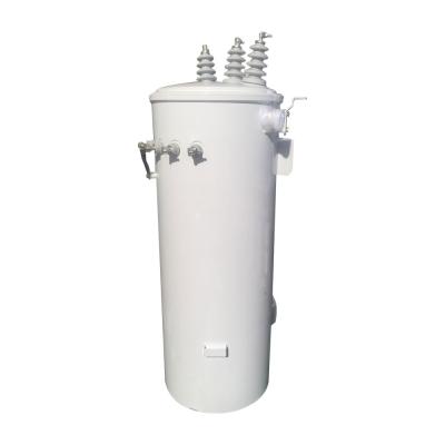 China 112.5KVA Three Phase Pole Mounted Distribution Transformer 13.8KV 480Y/277V 65°C Rise Copper Windings for sale