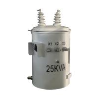 China 25kVA Single Phase Oil Filled Pole Mounted Distribution Transformer 13.8kV to 240V for sale