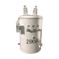 China 25kVA Single Phase Oil Filled Pole Mounted Distribution Transformer 13.8kV to 240V for sale