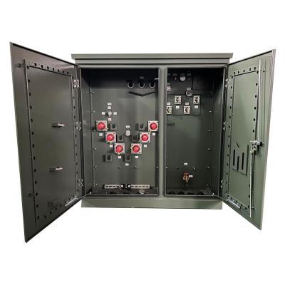 China 75 KVA Three Phase Pad Mounted Transformer Oil Immersed 13.2 kV to 208V Loop Feed for sale