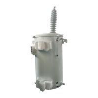 China 75kVA Single Phase Pole Mounted Distribution Transformer Oil Immersed 13.2kV to 240V for sale