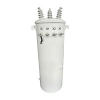 China Three Phase Pole Mounted Distribution Transformer 75KVA 12000V Oil Immersed for sale
