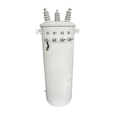 China Three Phase Pole Mounted Distribution Transformer 75KVA 12000V Oil Immersed for sale