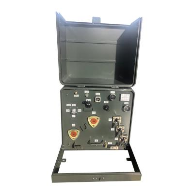 China 75kVA Single Phase Pad Mounted Distribution Transformer 13200V to 240V ANSI Standard 60Hz Copper Winding for sale