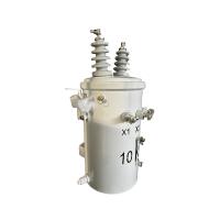 China 10kVA Single Phase Pole Mounted Oil Immersed Transformer 4160V to 240V 60Hz for sale