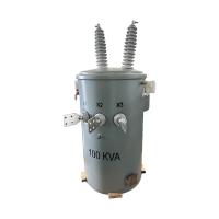 China 100Kva Single Phase Power Pole Transformer Step Down Transformer 35KV To 240V Price for sale