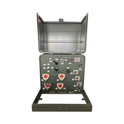 China 37.5kVA Single Phase Pad Mounted Distribution Transformer Oil Immersed 12000V to 240V 304 Stainless Steel for sale