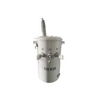 China 100 KVA Single Phase Pole Mounted Distribution Transformer Oil Type 34.5kV to 120V IEEE for sale