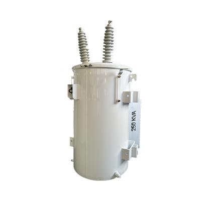 China 50kva Single Phase Power Pole Transformer Distribution 12470v To 120v for sale