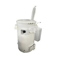 China Single Phase Pole Mounted Distribution Transformer 167kVA 34500V to 240V 60Hz Copper Winding for sale