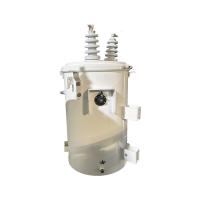 China 25kVA Single Phase Pole Mounted Distribution Transformer Oil Immersed 13.8kV to 277V for sale