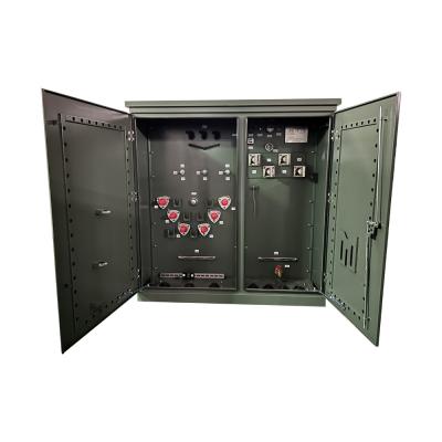 China 3 Phase Pad Mounted  Distribution Transformer 3750 Kva 13.2KV  Dead Front Loop Feed for sale