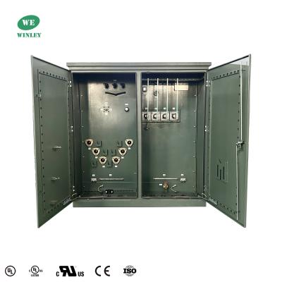 China 2500kVA Three Phase Pad Mounted Transformer 12.47kV to 4160V with 99.3% Efficiency and 60 dBA Sound Level for sale