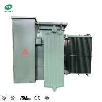 China 2500kVA Three Phase Pad Mounted Transformer 12.47kV to 4160V with 99.3% Efficiency and 60 dBA Sound Level for sale