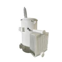 China 125KVA Single Phase Pole Mounted Oil Immersed Distribution Transformer 34.5kV to 120/240V for sale