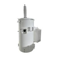 China 125KVA Single Phase Pole Mounted Oil Immersed Distribution Transformer 34.5kV to 120/240V for sale