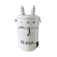 China 25KVA Single Phase Pole Mounted Transformer 4160V to 120V 60Hz ANSI IEEE C57 for sale