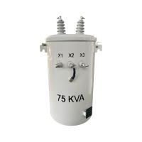 China 75kVA Single Phase Pole Mounted Distribution Transformer 4160GrdY/2400 to 120/240V for sale
